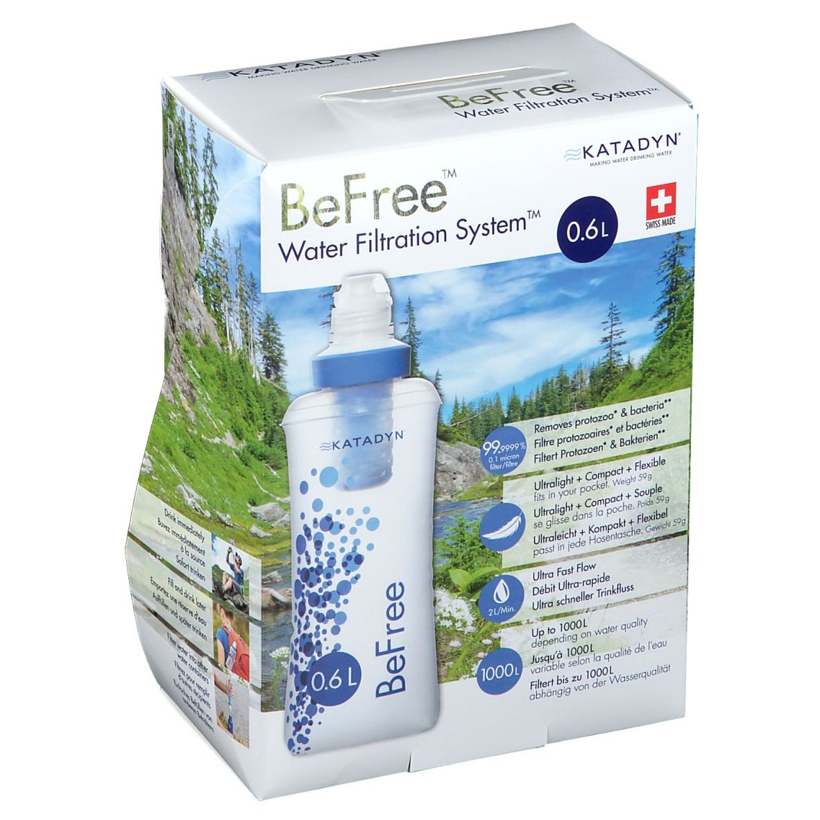 Katadyn BeFree Wasserfilter 0,6 l 1 St - Shop Apotheke