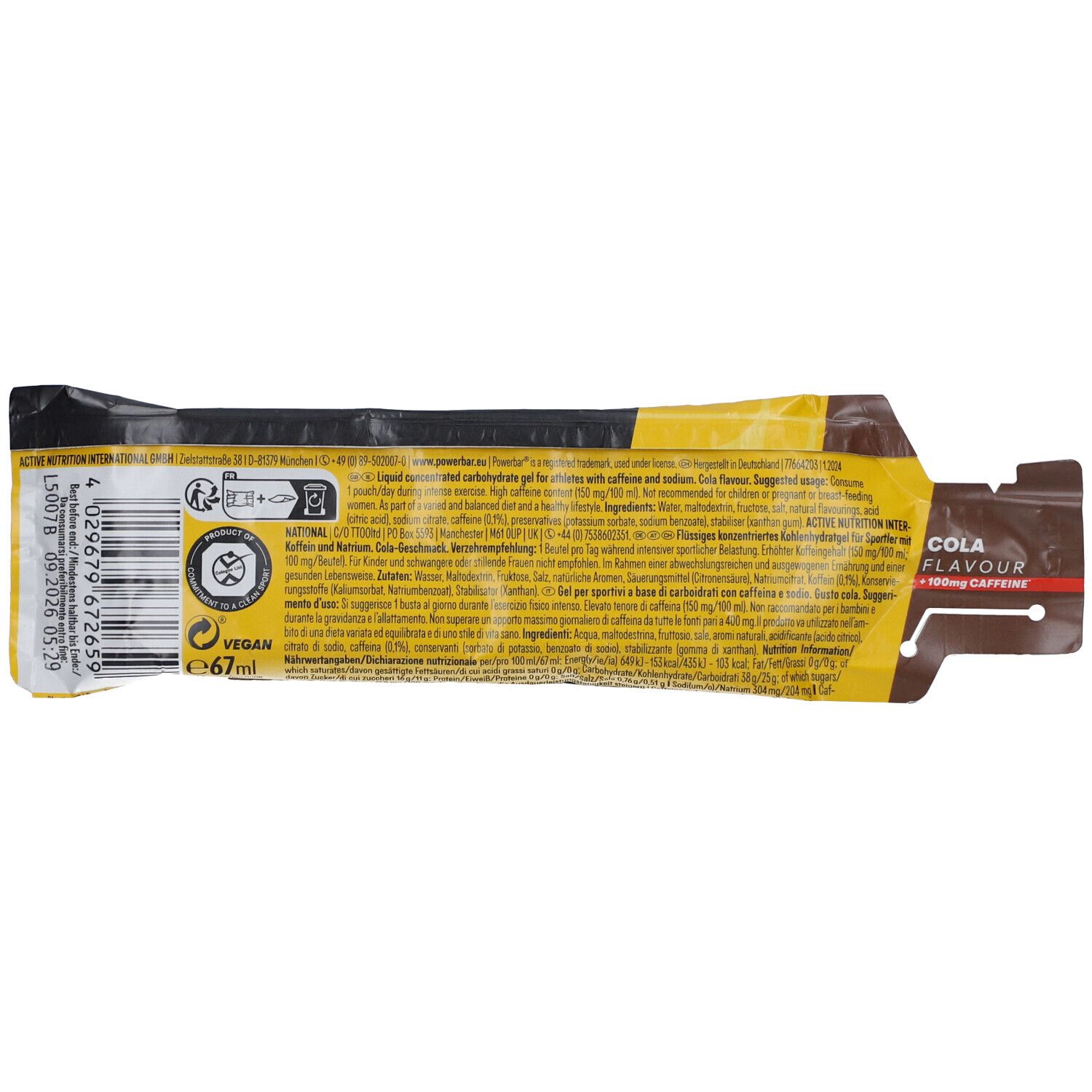 PowerBar® Powergel Hydro Cola 67 ml - Shop Apotheke