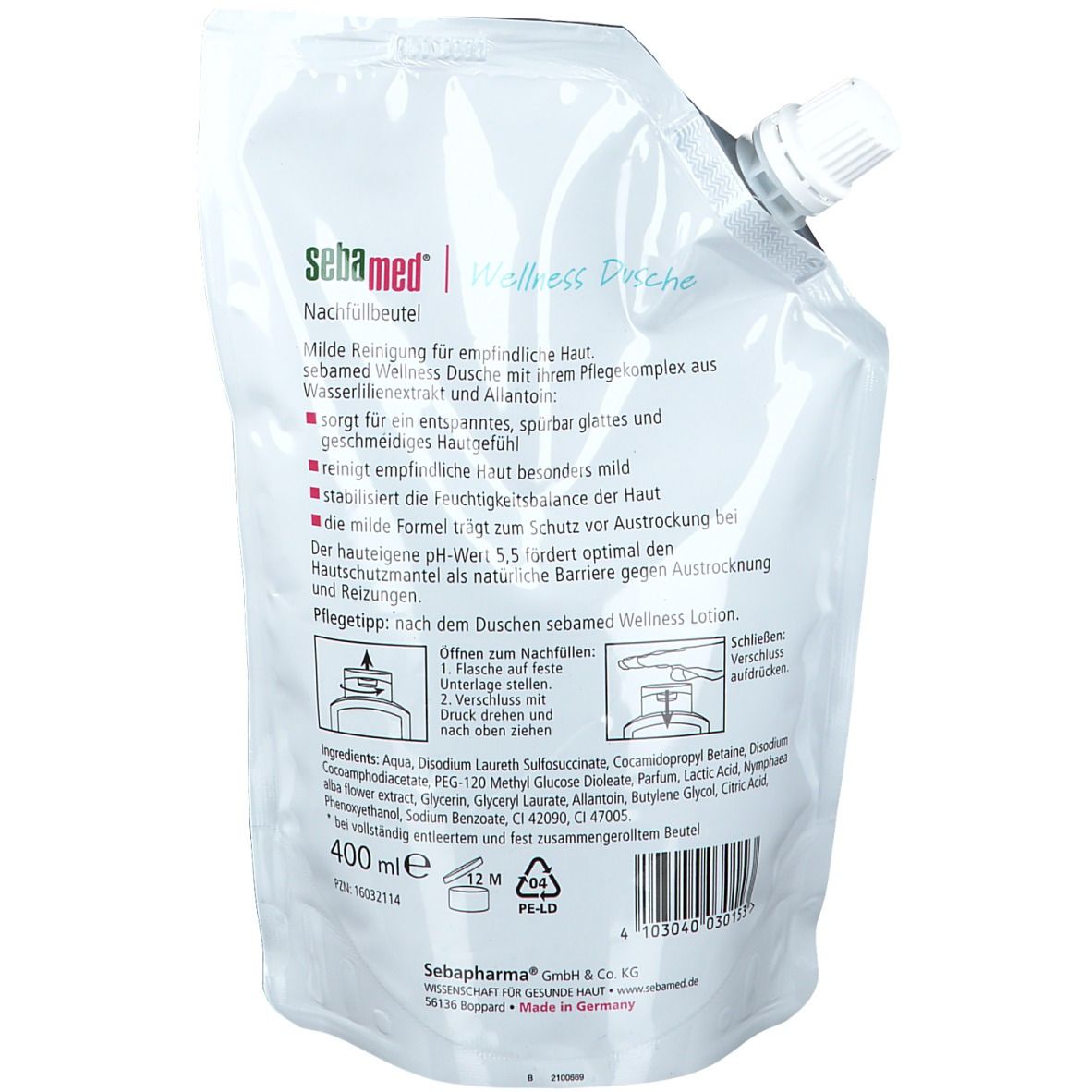 sebamed® Wellness Dusche 400 ml - Shop Apotheke