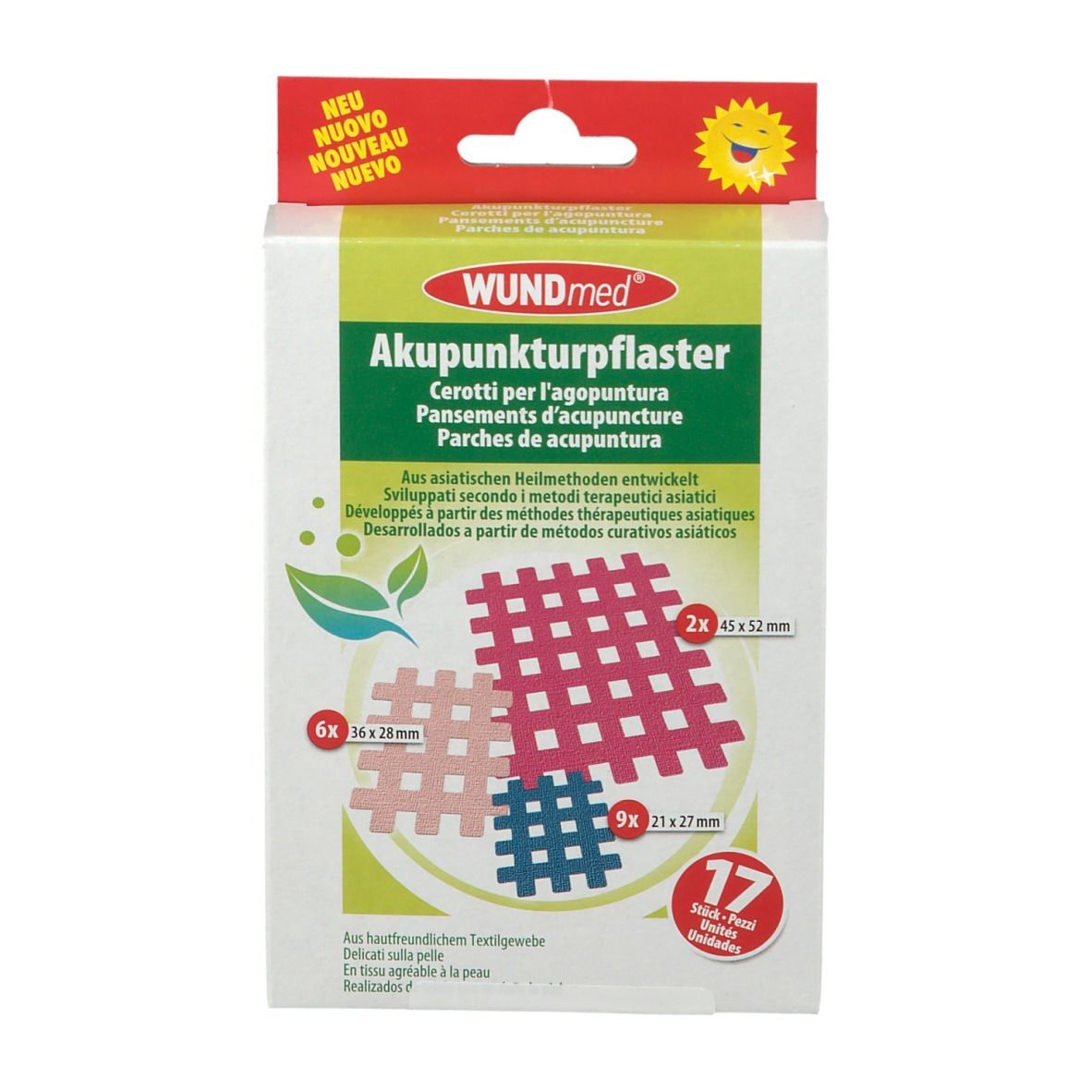 Akupunkturpflaster 3 Größen 17 St - Shop Apotheke