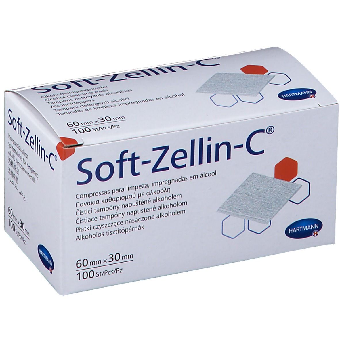 Soft-Zellin-C-Tupfer 60 x 30 mm 100 St - Shop Apotheke