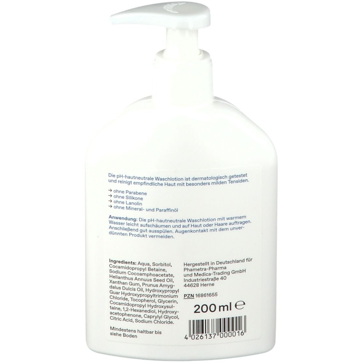 pH hautneutrale Waschlotion 200 ml - Shop Apotheke