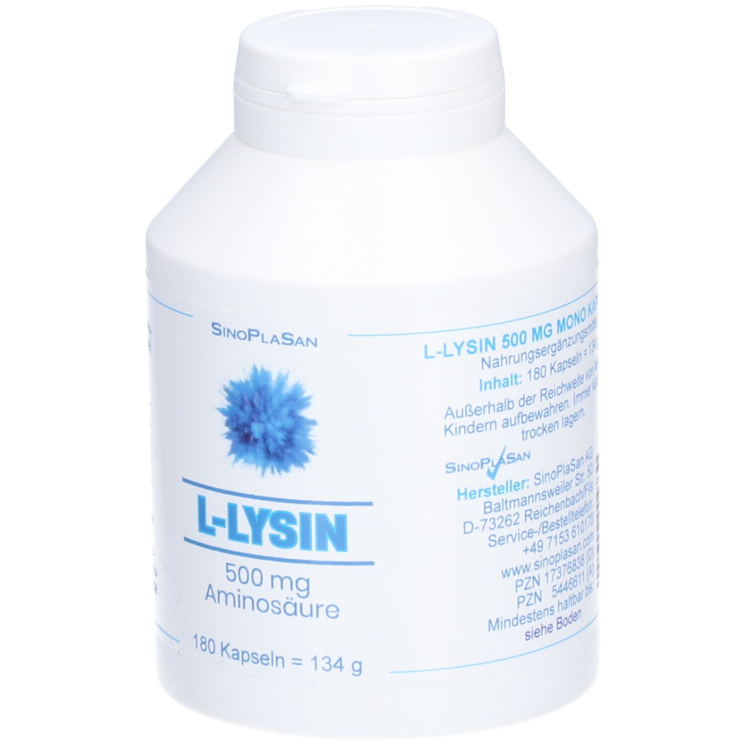 L-Lysin 500 mg Aminosäure 180 St - Shop Apotheke