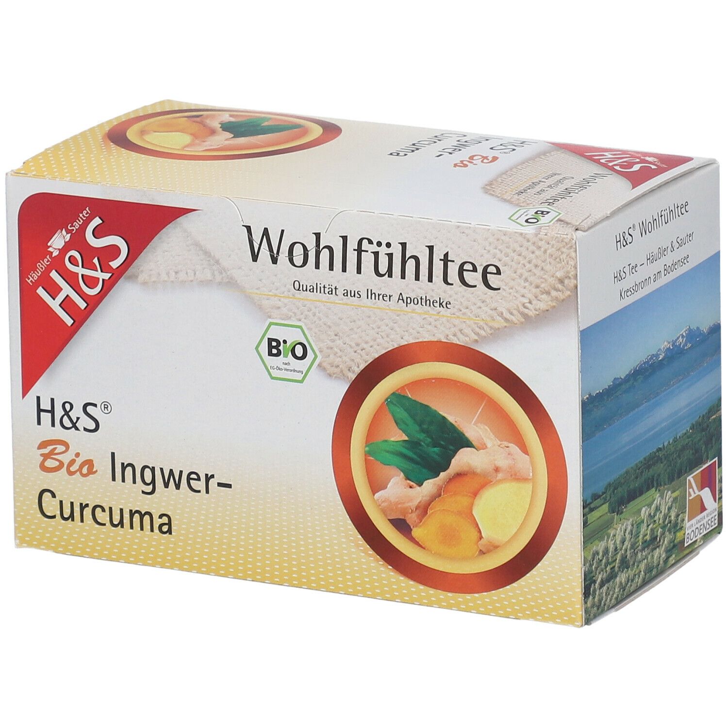 H&S Bio Ingwer-Curcuma 20x1,25 g - Shop Apotheke