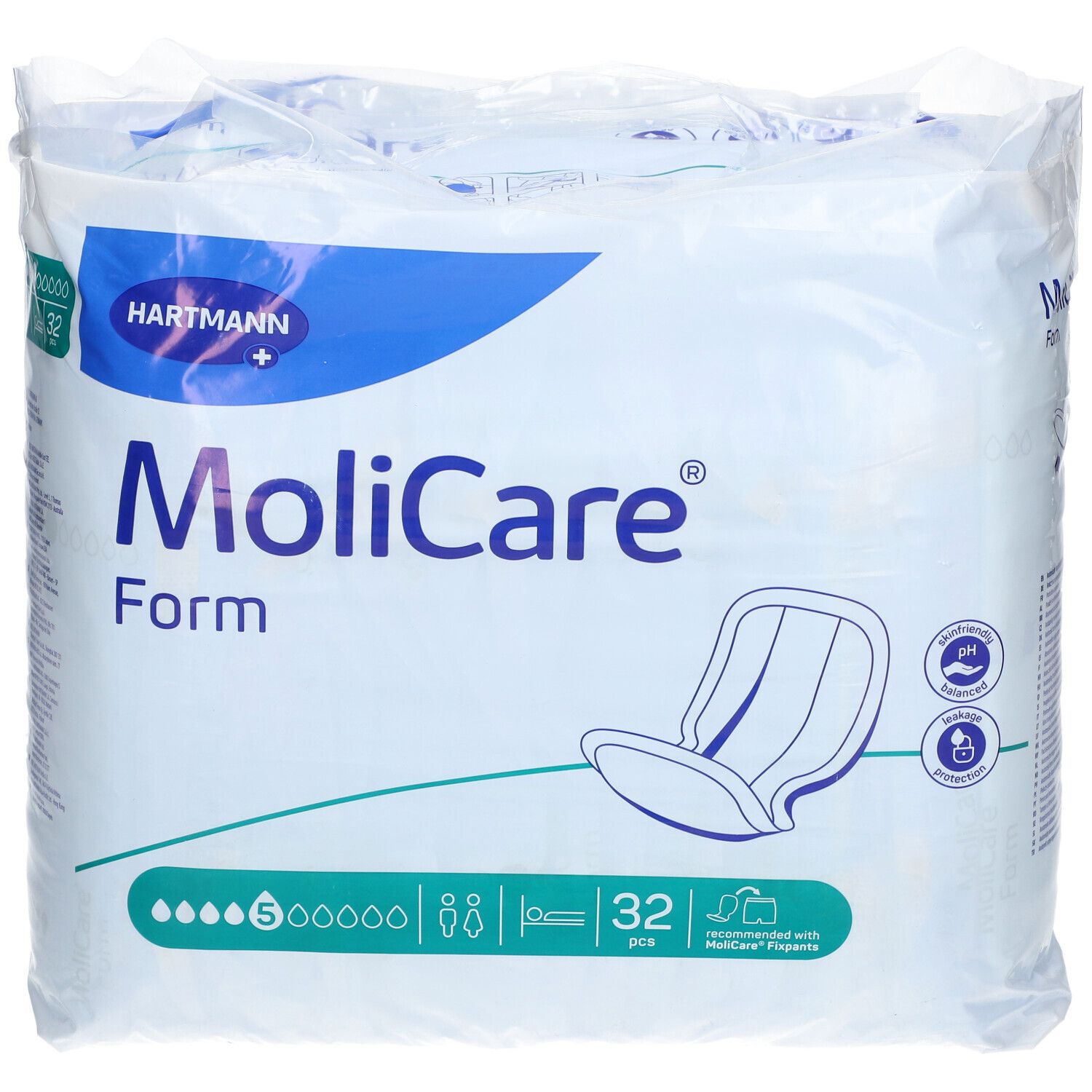 Hartmann MoliCare® Form Vorlage 32 St - Shop Apotheke