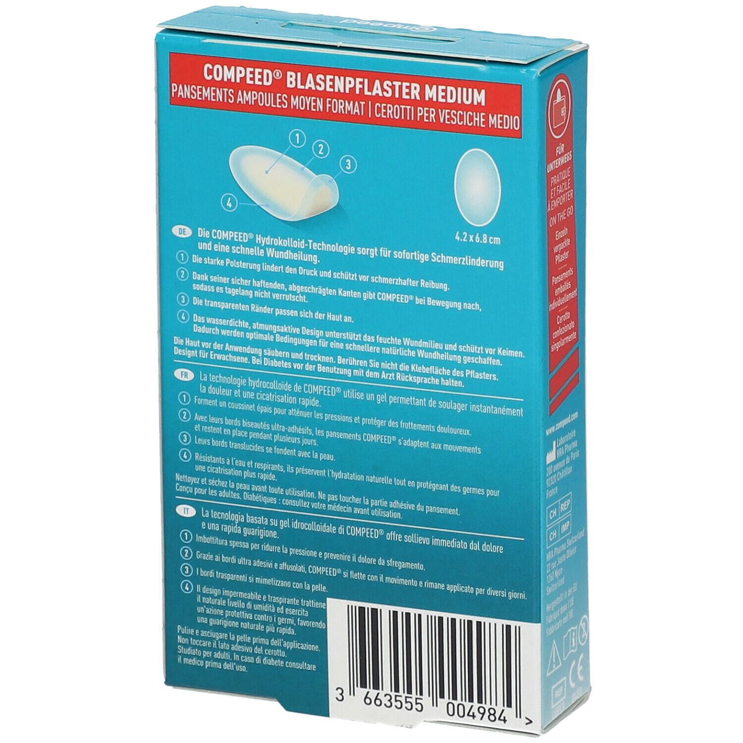 Compeed® Blasenpflaster medium 10 St - Shop Apotheke
