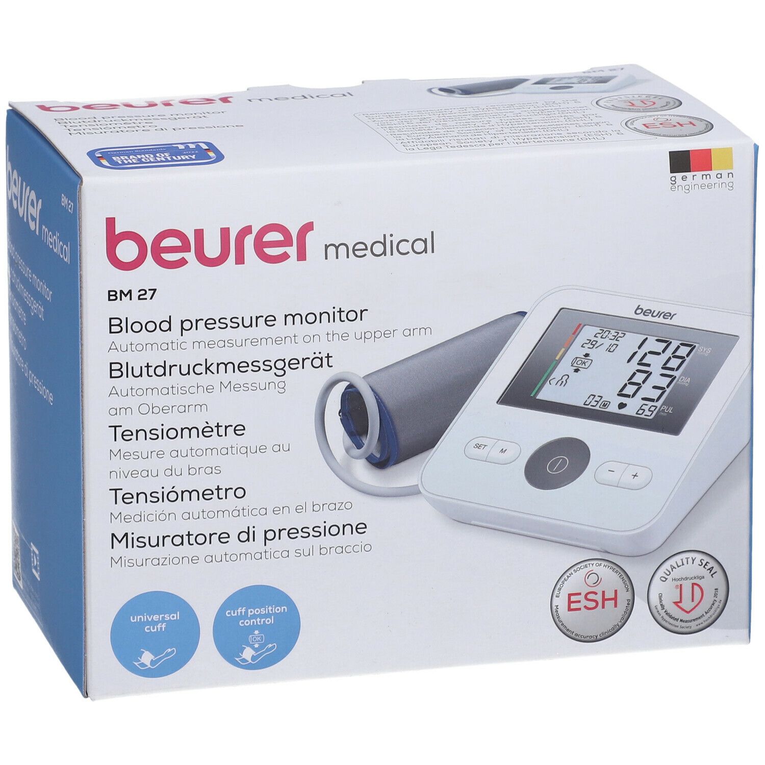beurer Blutdruckmessgerät BM 27 1 St - Shop Apotheke