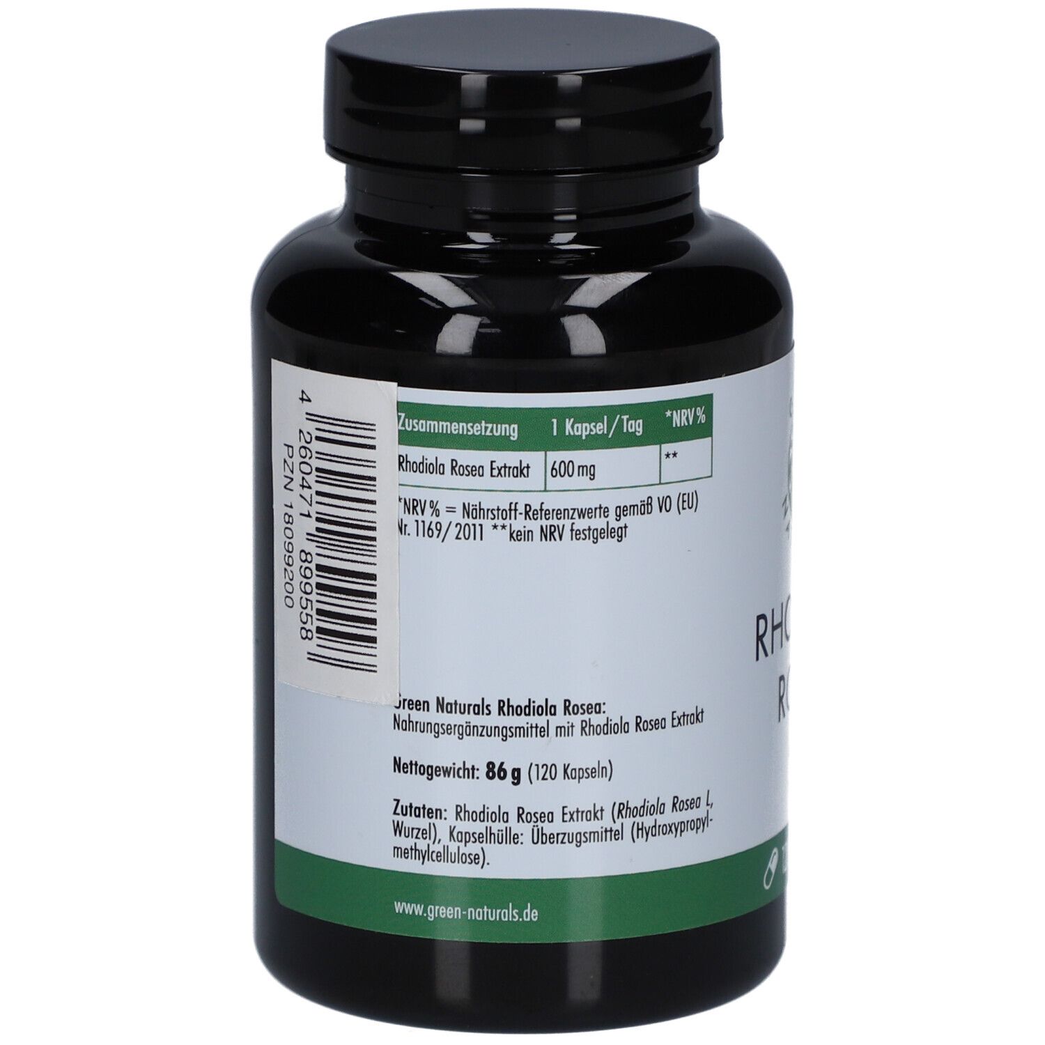 GREEN NATURALS Rhodiola Rosea 500 mg 120 St - Shop Apotheke
