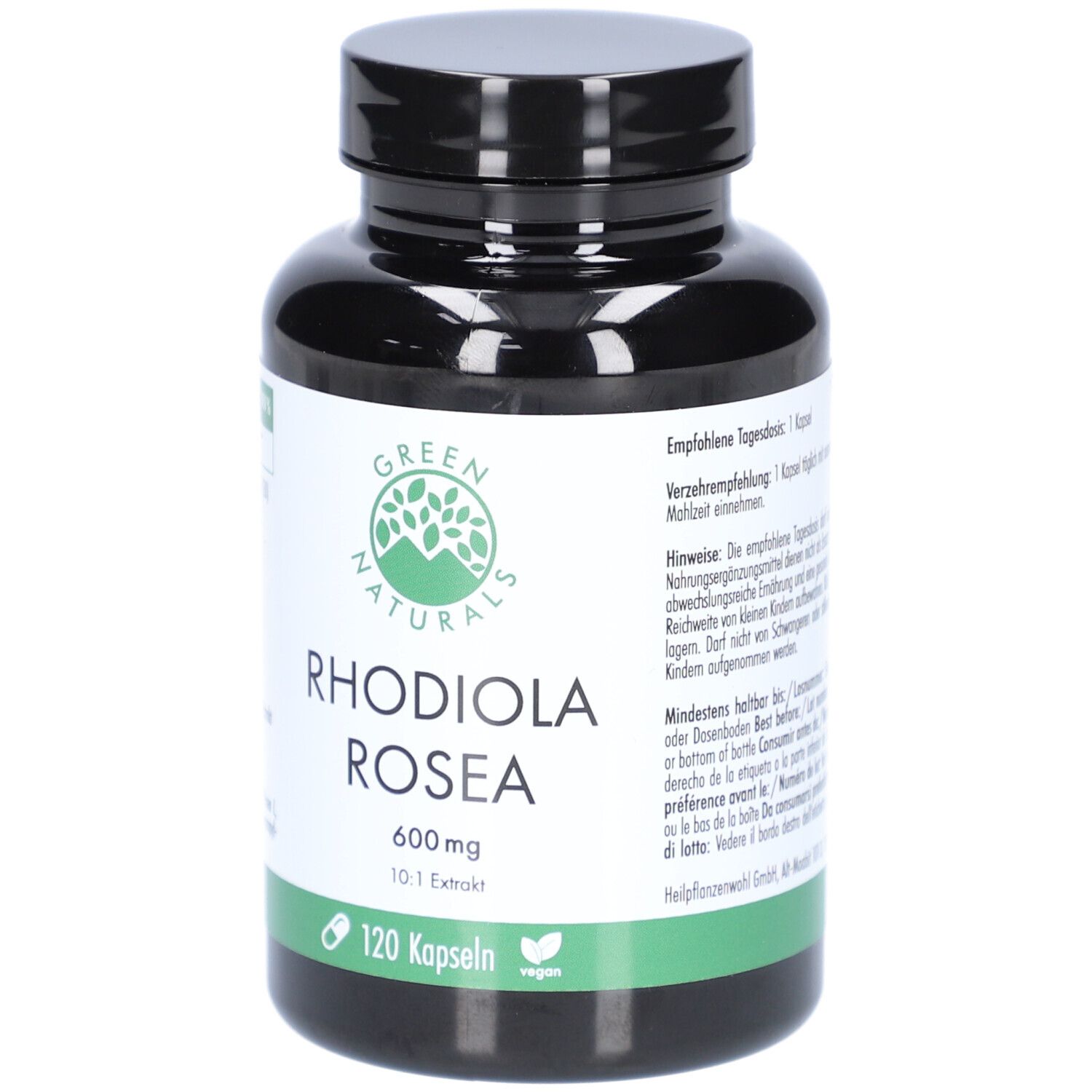 GREEN NATURALS Rhodiola Rosea 500 mg 120 St - Shop Apotheke