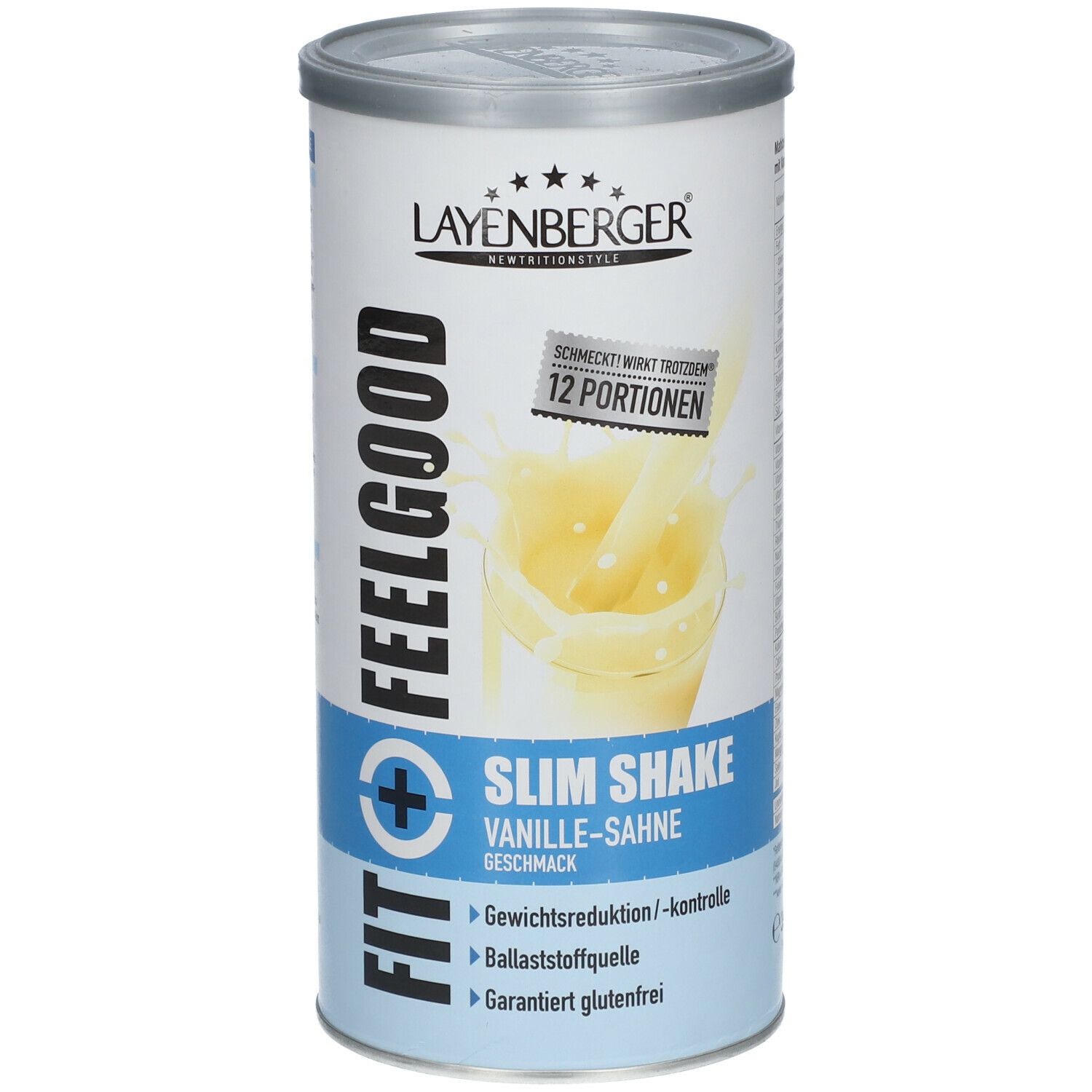 LAYENBERGER Fit+Feelgood Slim Shake Vanille-Sahne 396 g - Shop Apotheke