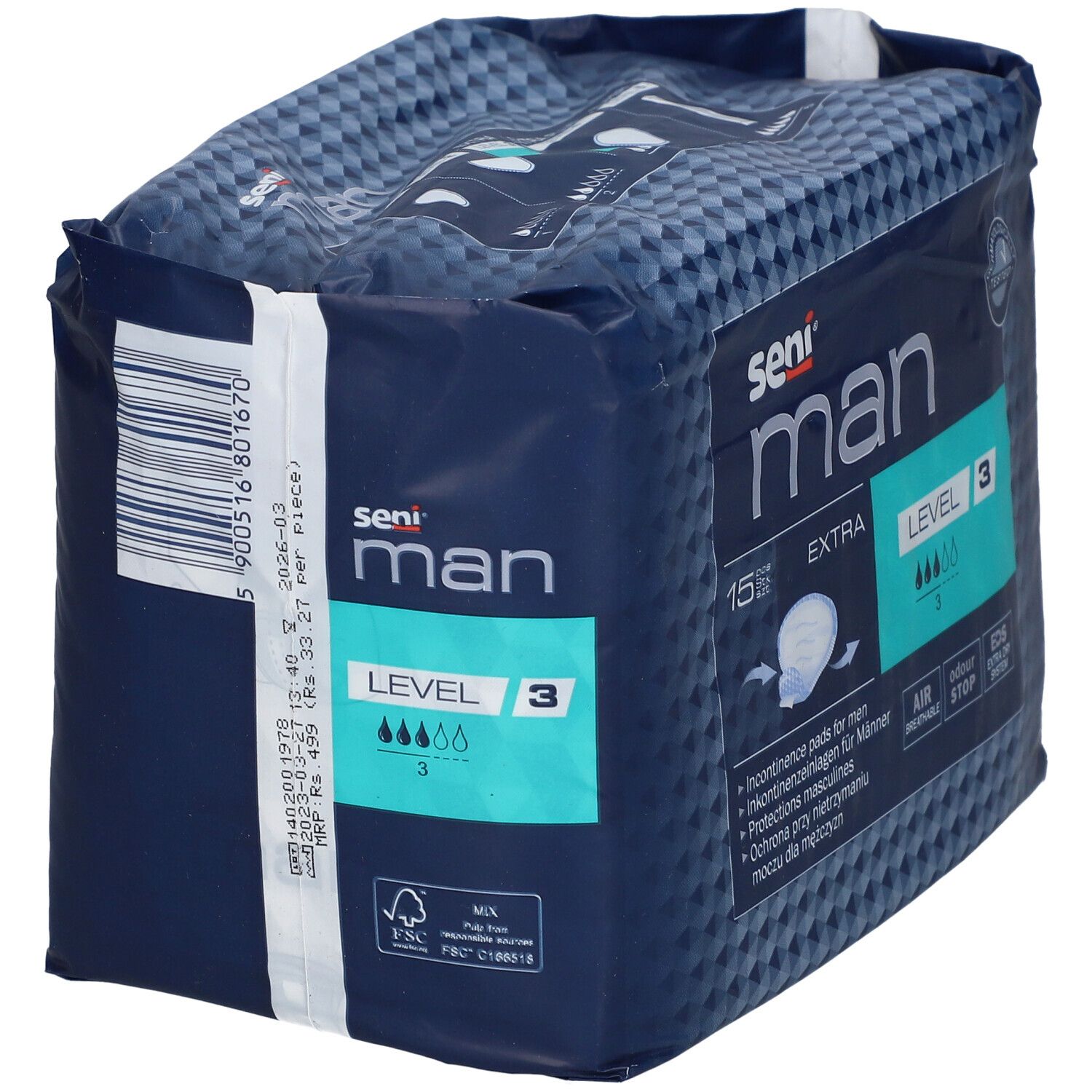 Seni Man Extra Level 3 Inkontinenzeinlage 15 St - Shop Apotheke