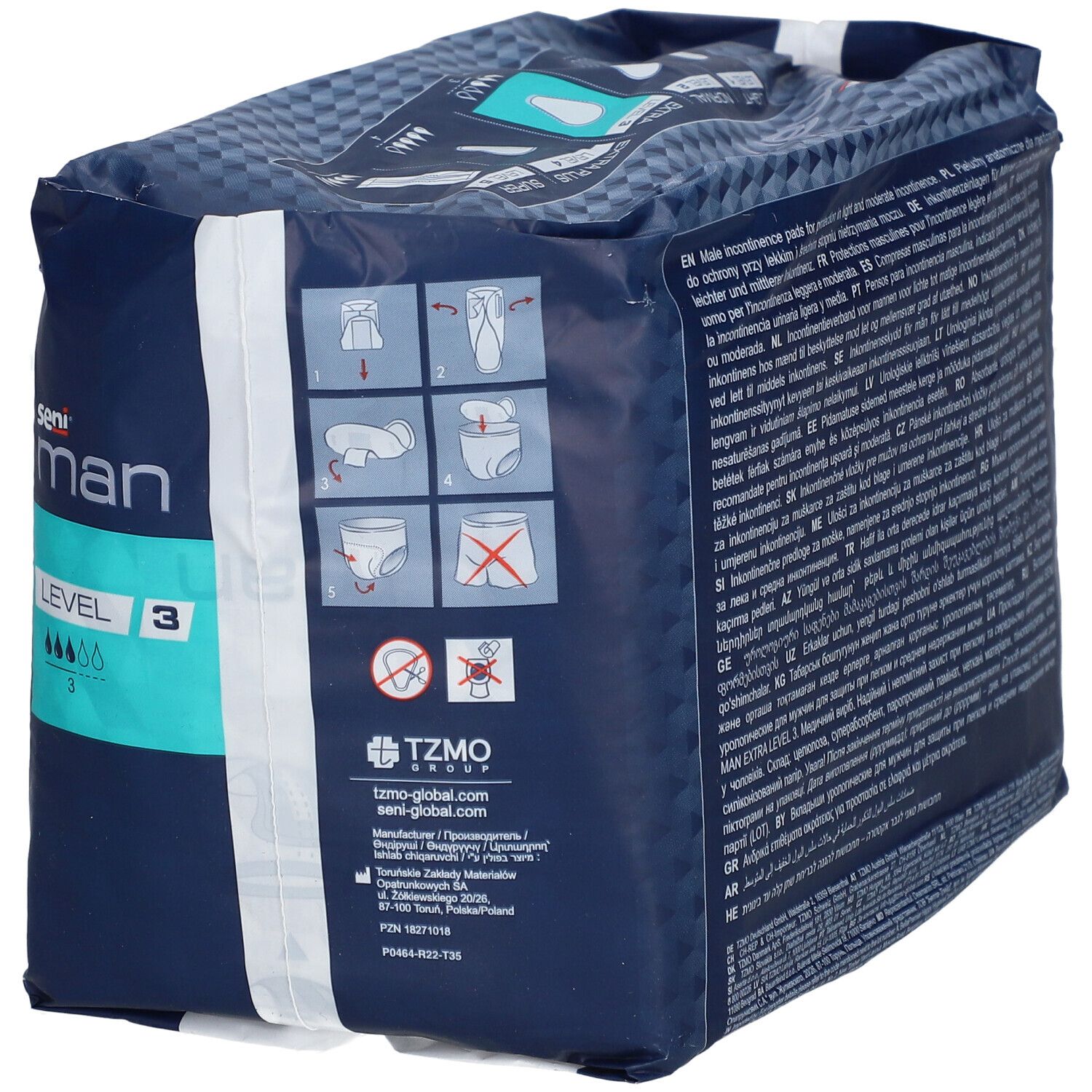 Seni Man Extra Level 3 Inkontinenzeinlage 15 St - Shop Apotheke