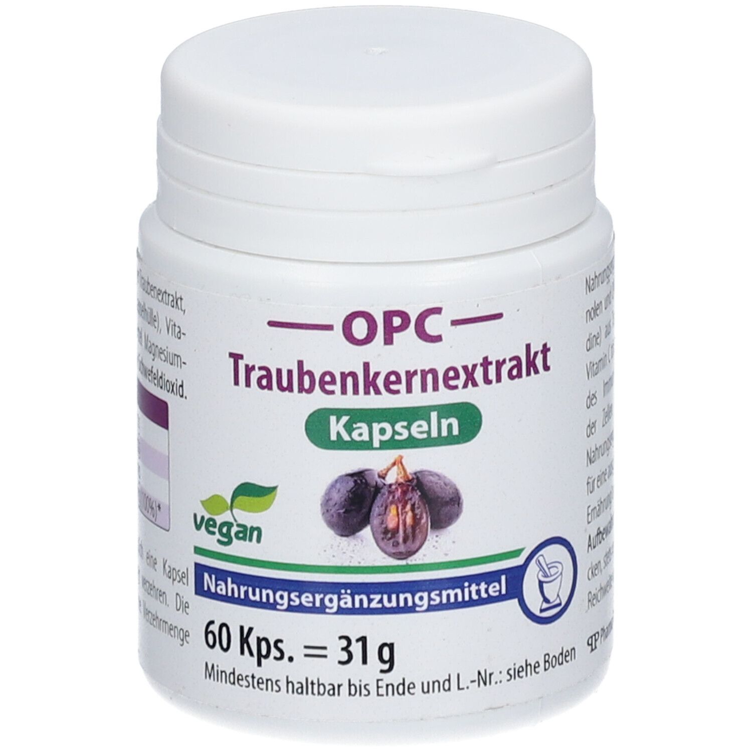 Opc Traubenkern Extrakt Vitamin C Kapseln 60 St Shop Apotheke
