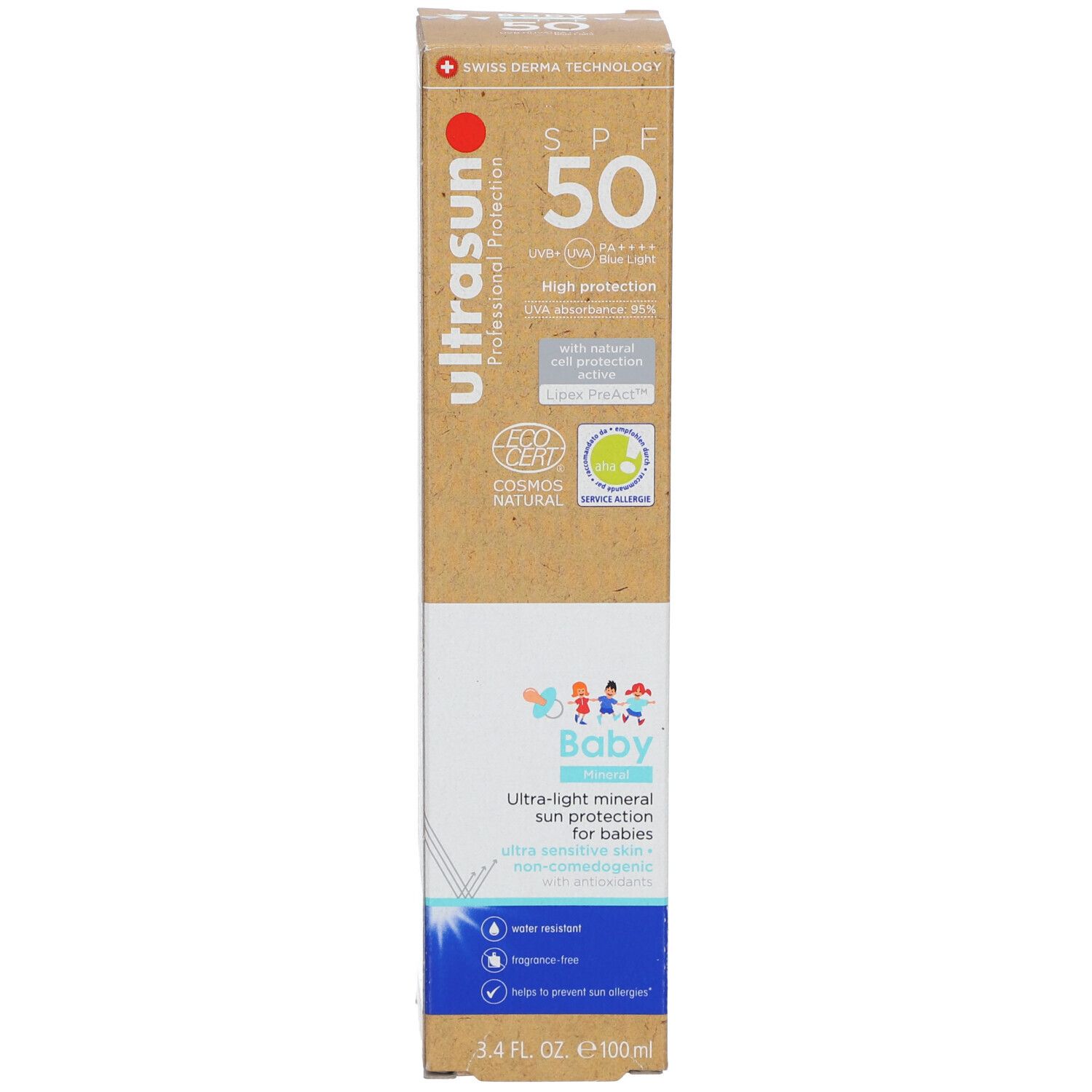 ultrasun Mineral Baby SPF 50 100 ml - shop-apotheke.at