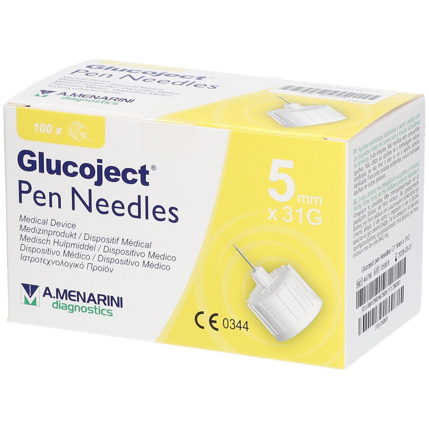 Glucoject® Pen-Nadeln 31G 5 mm 100 St - Shop Apotheke