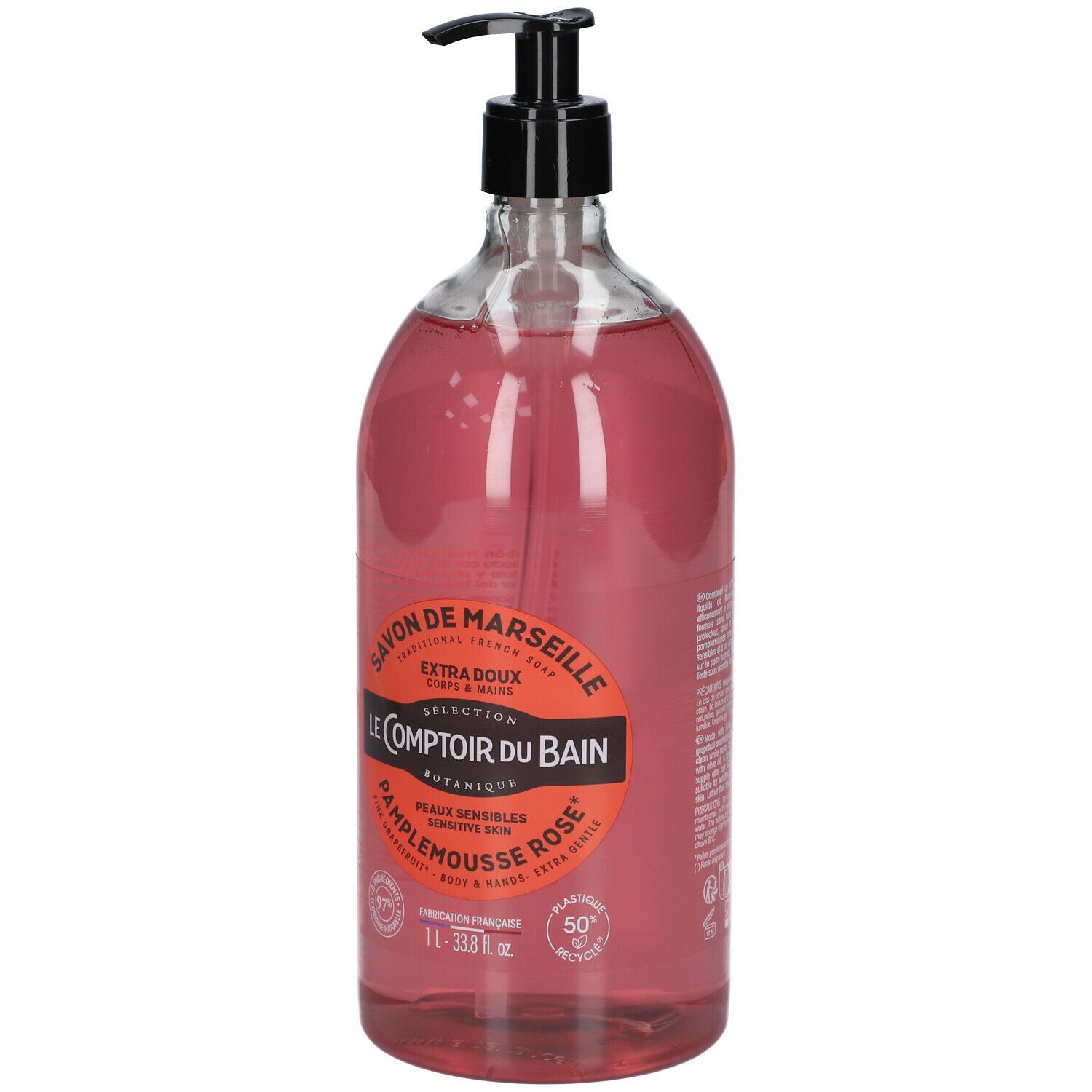 Le Comptoir du Bain Traditionelle Marseille-Seife Rosa Grapefruit 1000 ...
