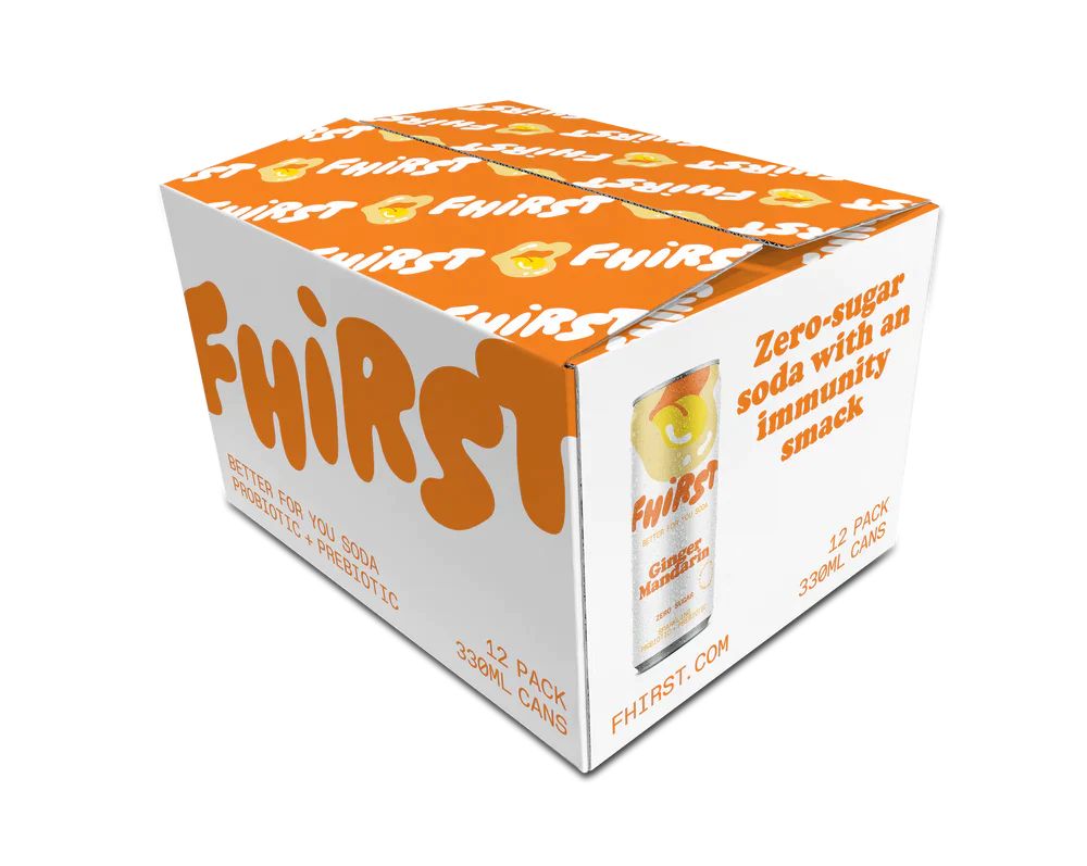 FHIRST Living Soda Ginger-Mandarin 1x330 g - Shop Apotheke