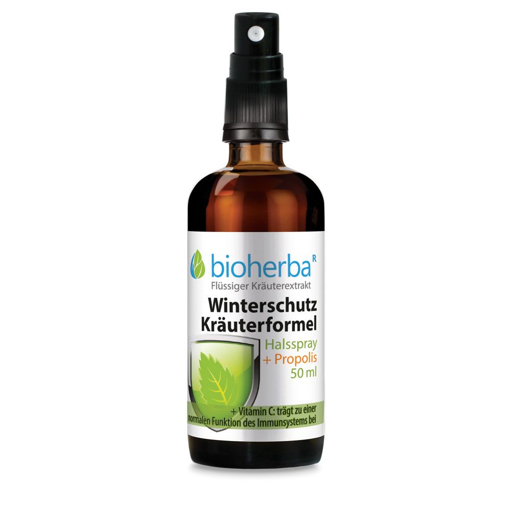 Bioherba Halsspray Winterschutz Kräuterformel mit Propolis Extrakt 50 ...