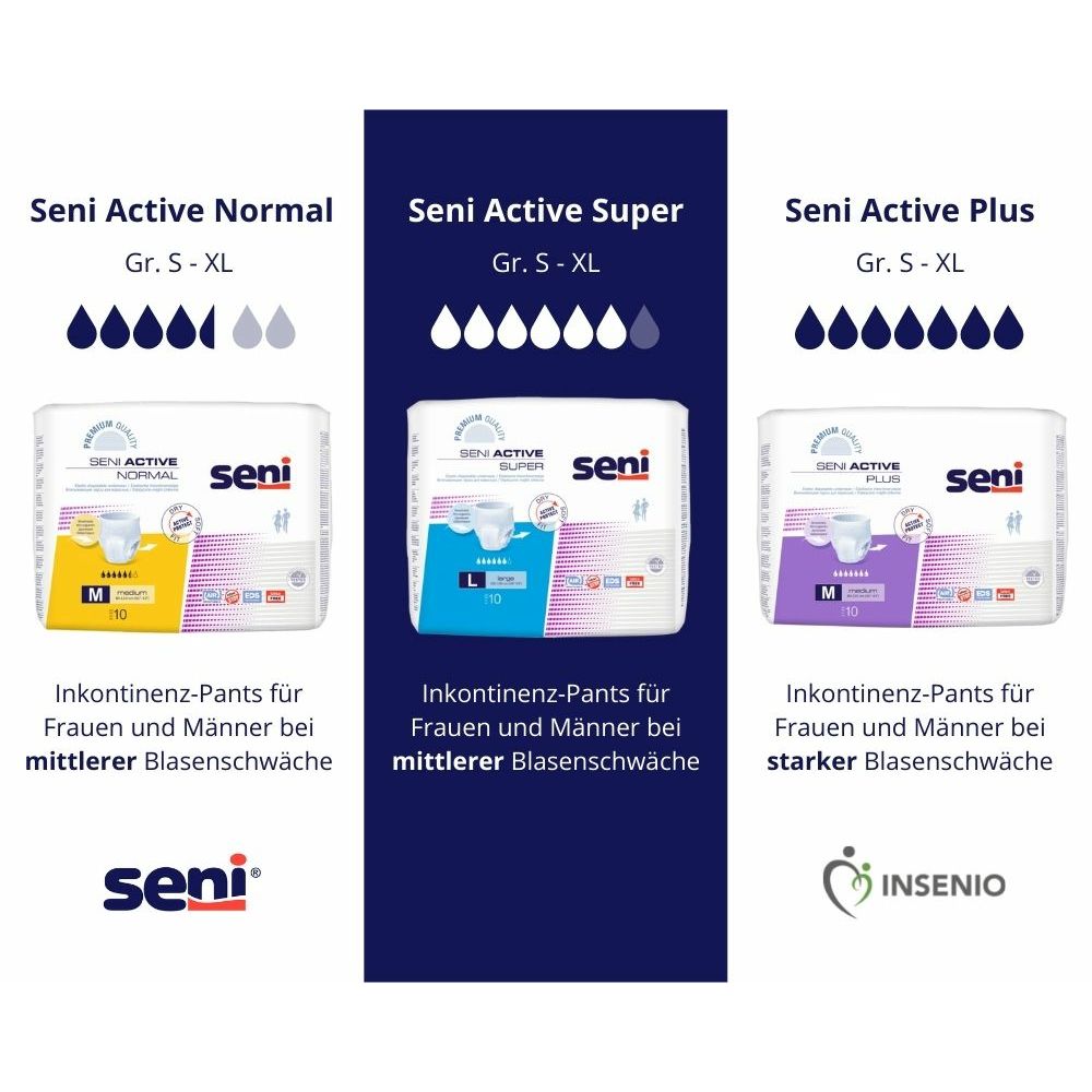 Seni Active Super Inkontinenzpants 10 St - Shop Apotheke