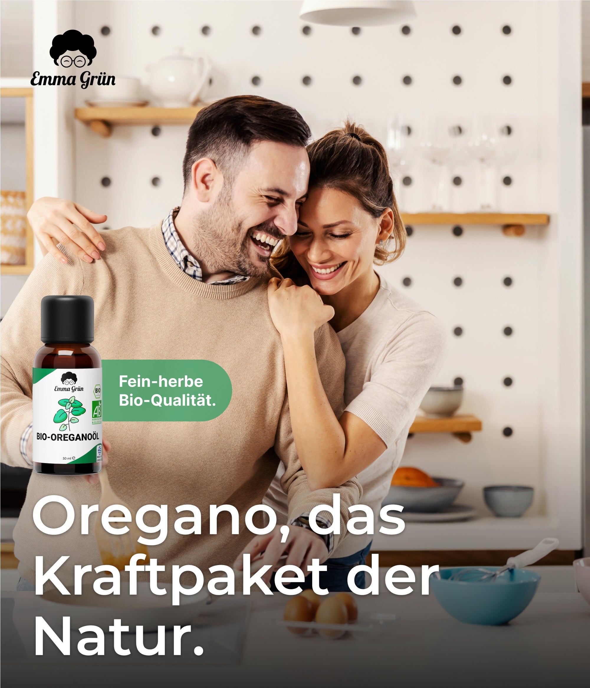 Emma Grün® ätherisches Bio Oreganoöl naturrein & hochdosiert 30 ml ...