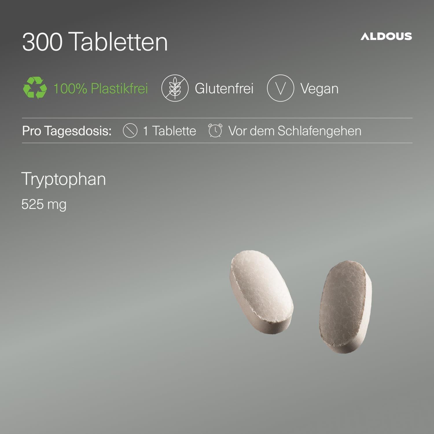 Aldous L-Tryptophan Tablette 300 St - Shop Apotheke