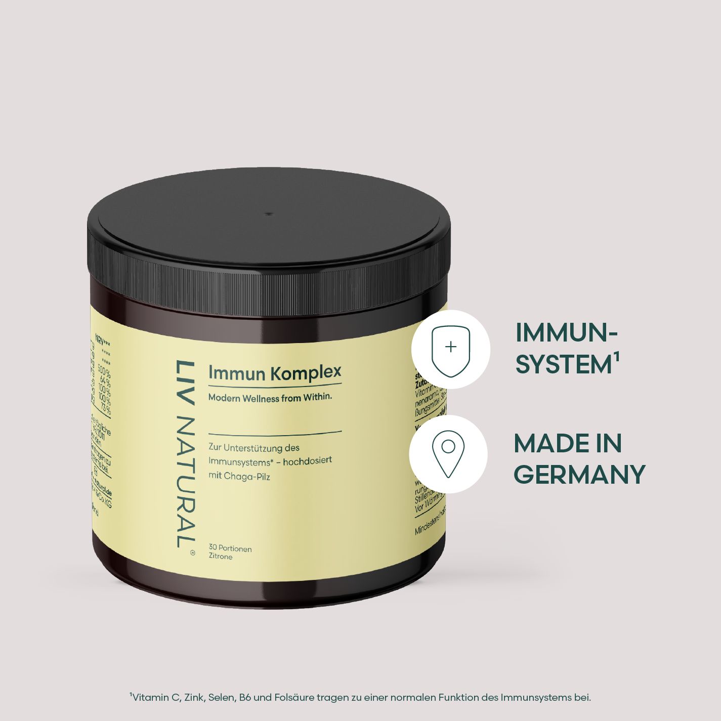 LIV Immun Komplex | Mit Chaga Pilz, Zink & Vitamin C 150 g - Shop Apotheke