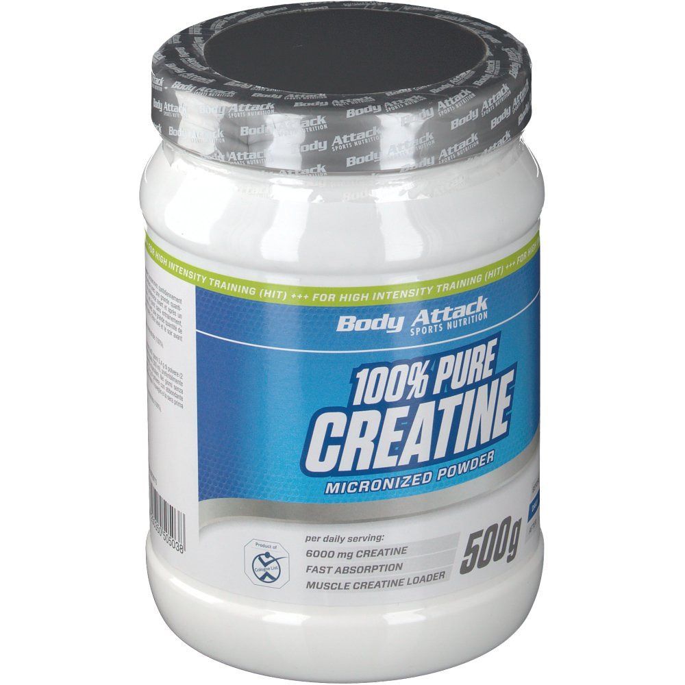 Body Attack 100 % Pure Kreatin Monohydrat 500 g - Shop Apotheke