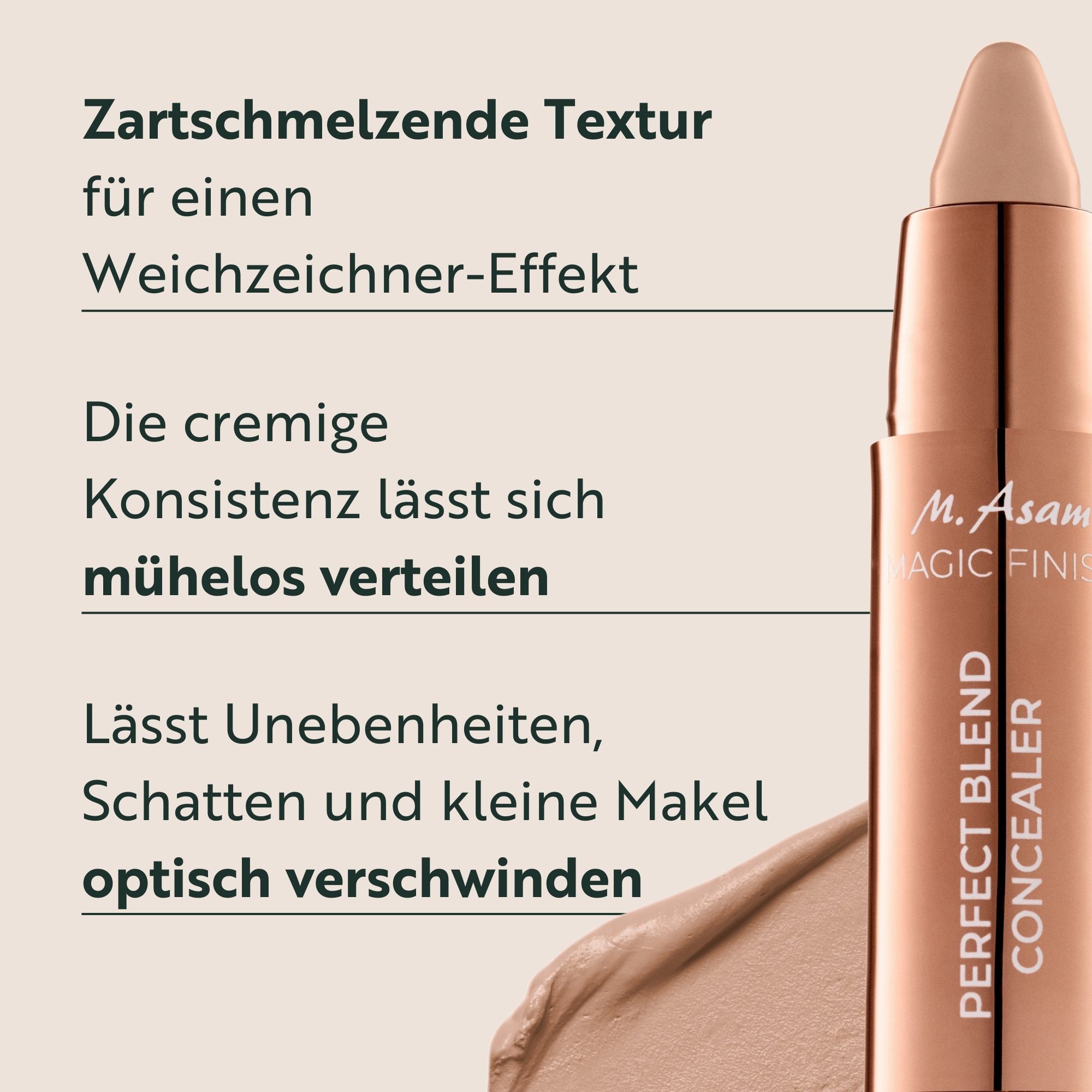 M. Asam MAGIC FINISH Perfect Blend Concealer Beige 3 g - Shop Apotheke