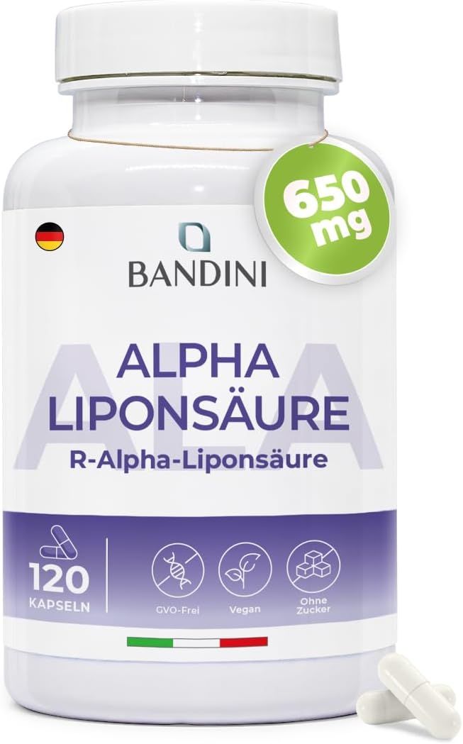 Bandini Alpha-Liponsäure Kapseln 120 St - Shop Apotheke