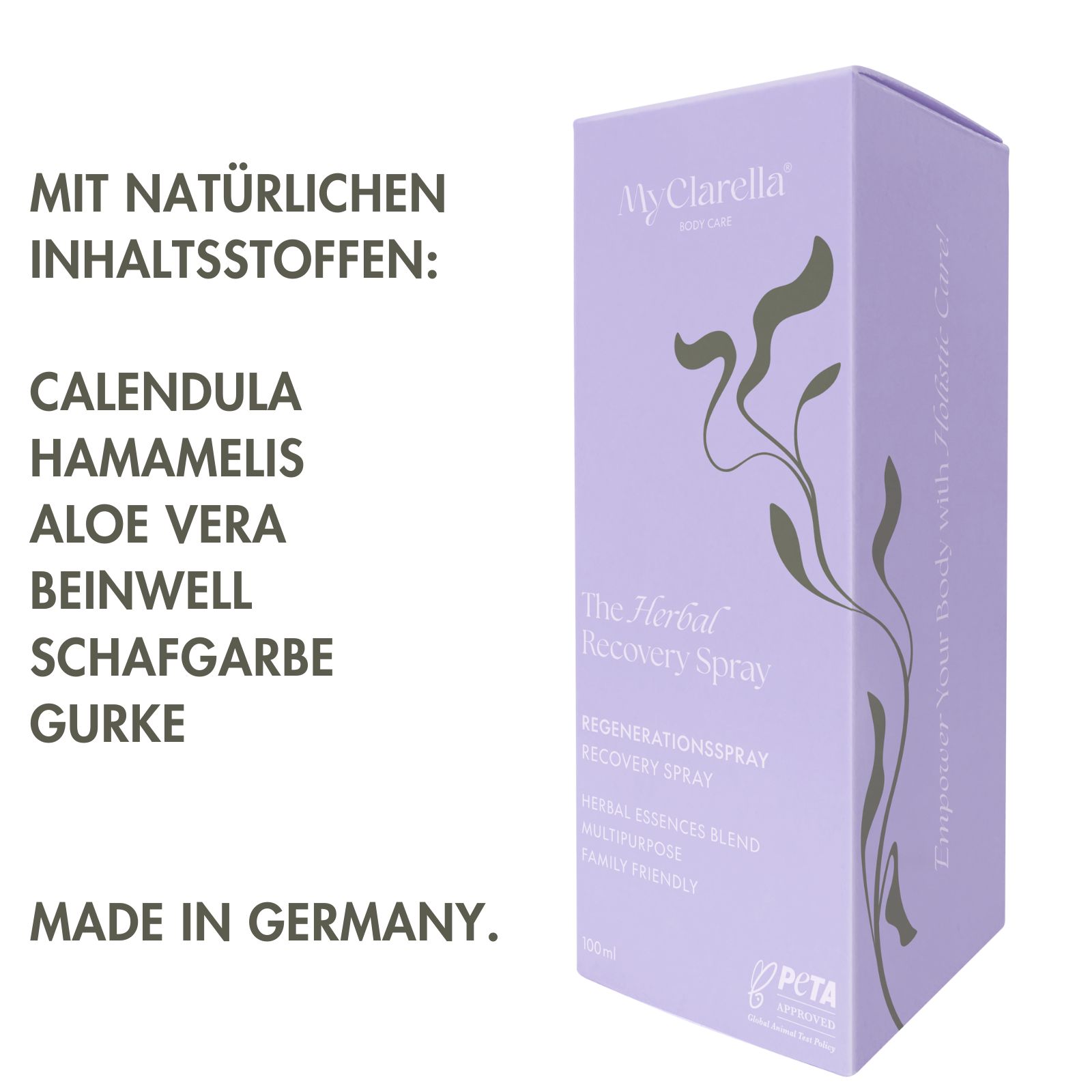 MyClarella The Herbal Recovery Spray - Regenerationsspray / Intimpflege ...