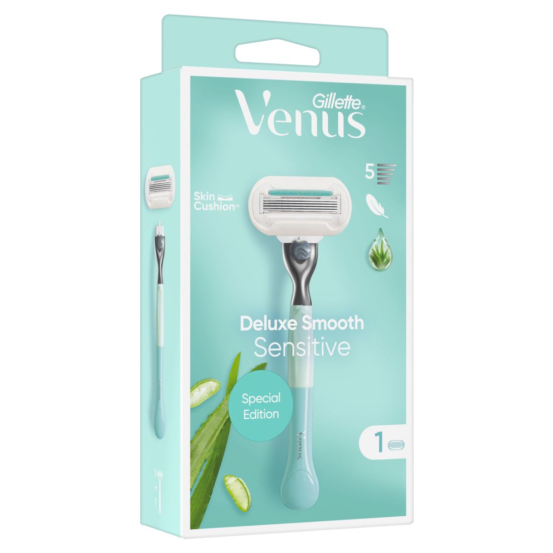 Gillette Venus Deluxe Smooth Sensitive Rasierer Damen 1 St - Shop Apotheke