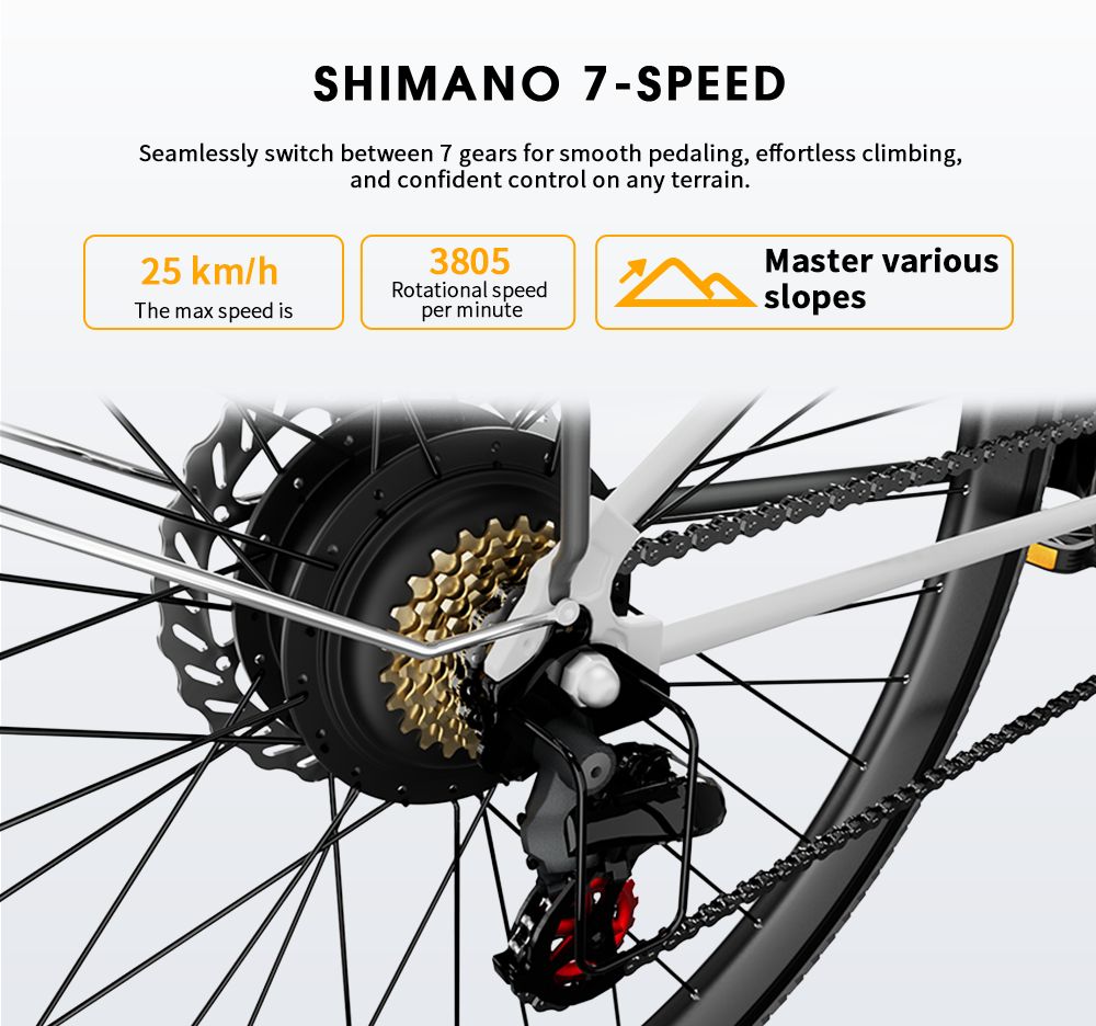 PIXAR Cruiser Elektro-Citybike, 250-W-Motor, 36-V-12,8-Ah-Akku 1 St ...