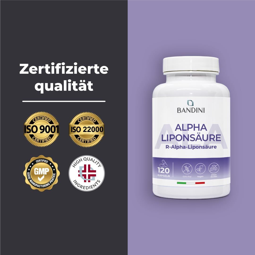 Bandini Alpha-Liponsäure Kapseln 120 St - Shop Apotheke