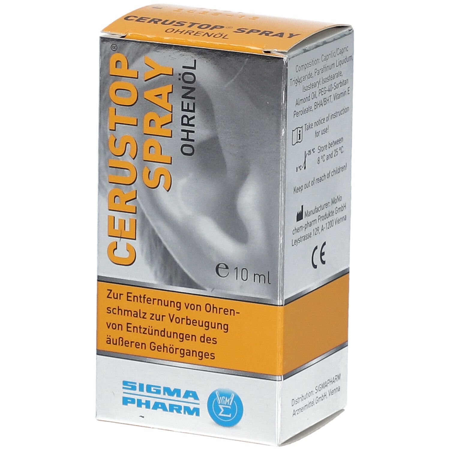 CERUSTOP® Ohrenöl Spray 10 ml - Shop Apotheke