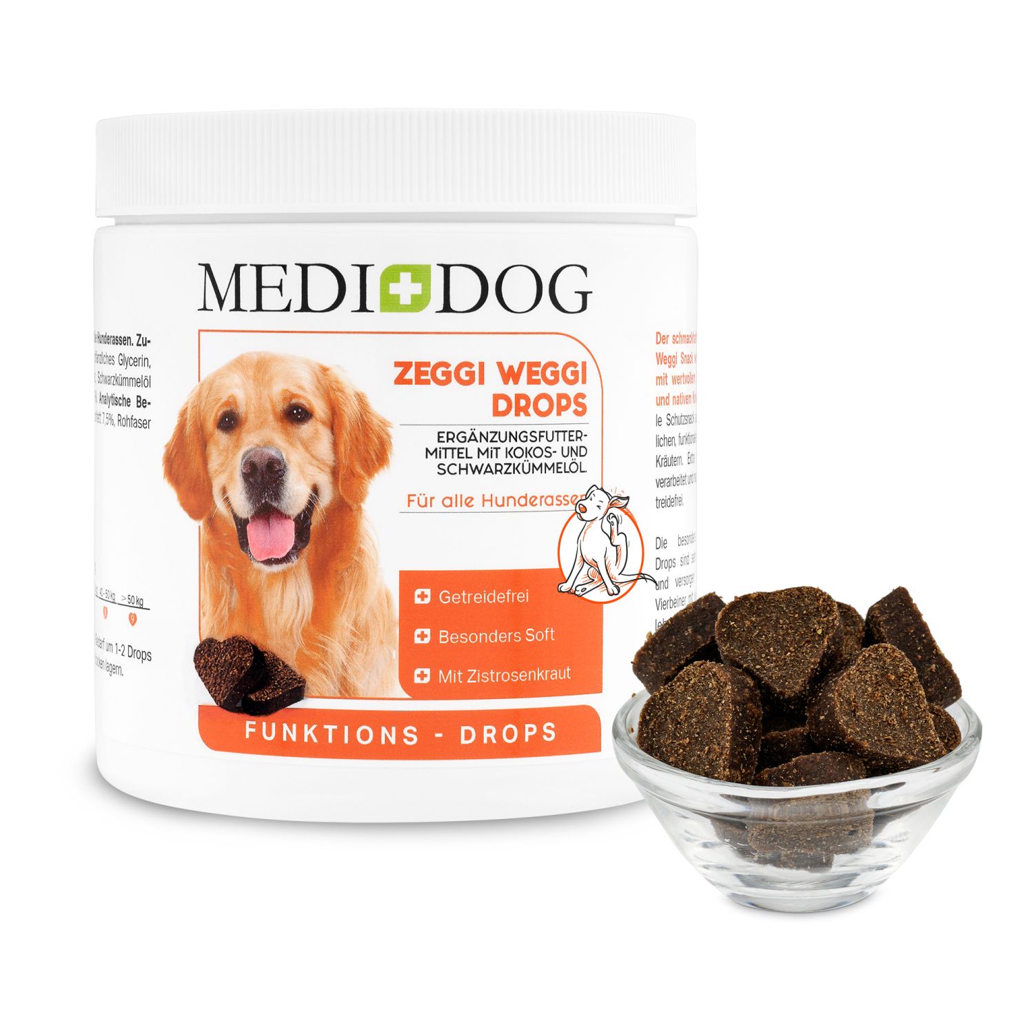 MEDIDOG Zeggi Weggi Drops 400 g - Shop Apotheke