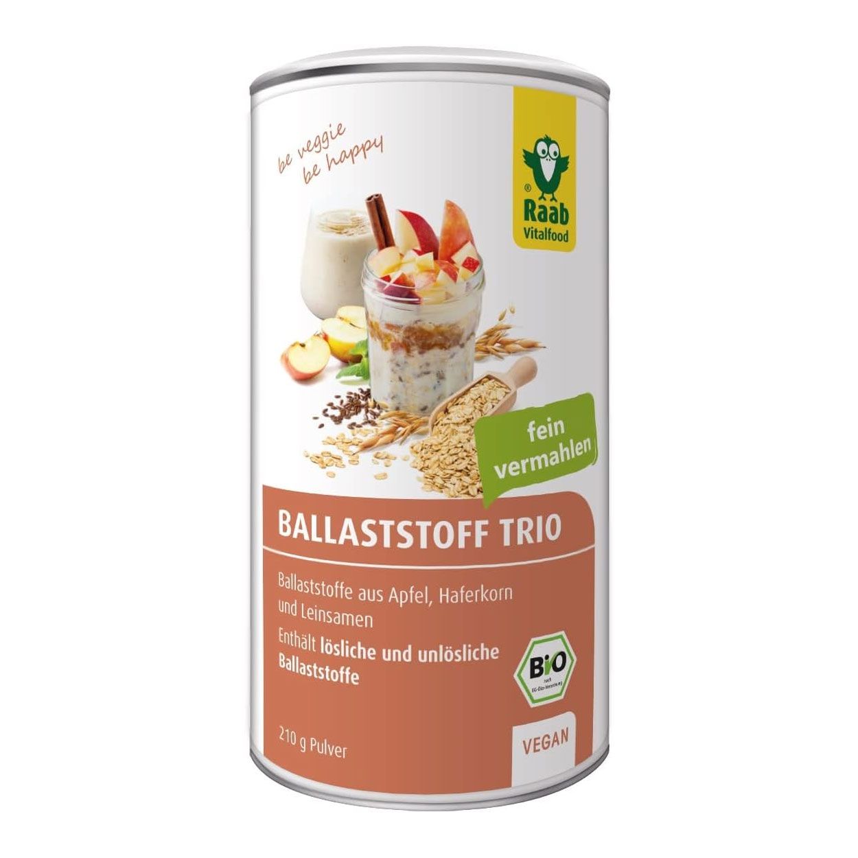 Raab Bio Ballaststoff Trio 210 g - Shop Apotheke