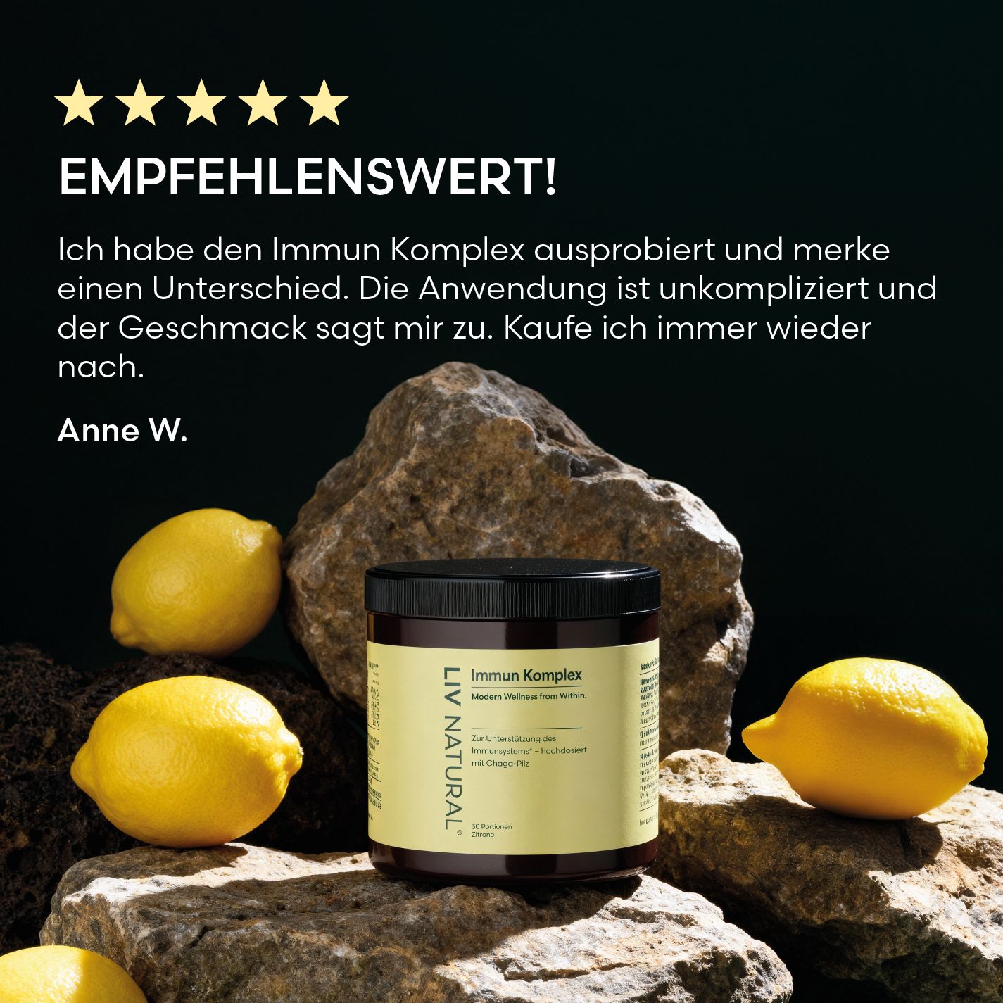 LIV Immun Komplex | Mit Chaga Pilz, Zink & Vitamin C 150 g - Shop Apotheke