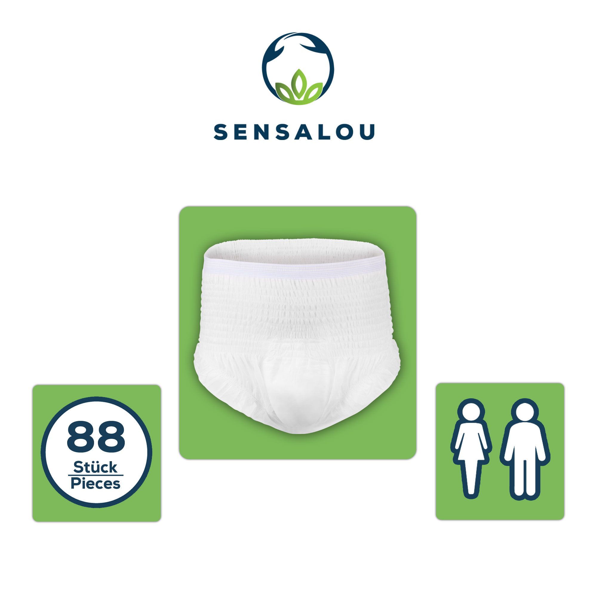 Sensalou Windel Pants für Erwachsene Maxi- Größe XXL Windelhosen ...