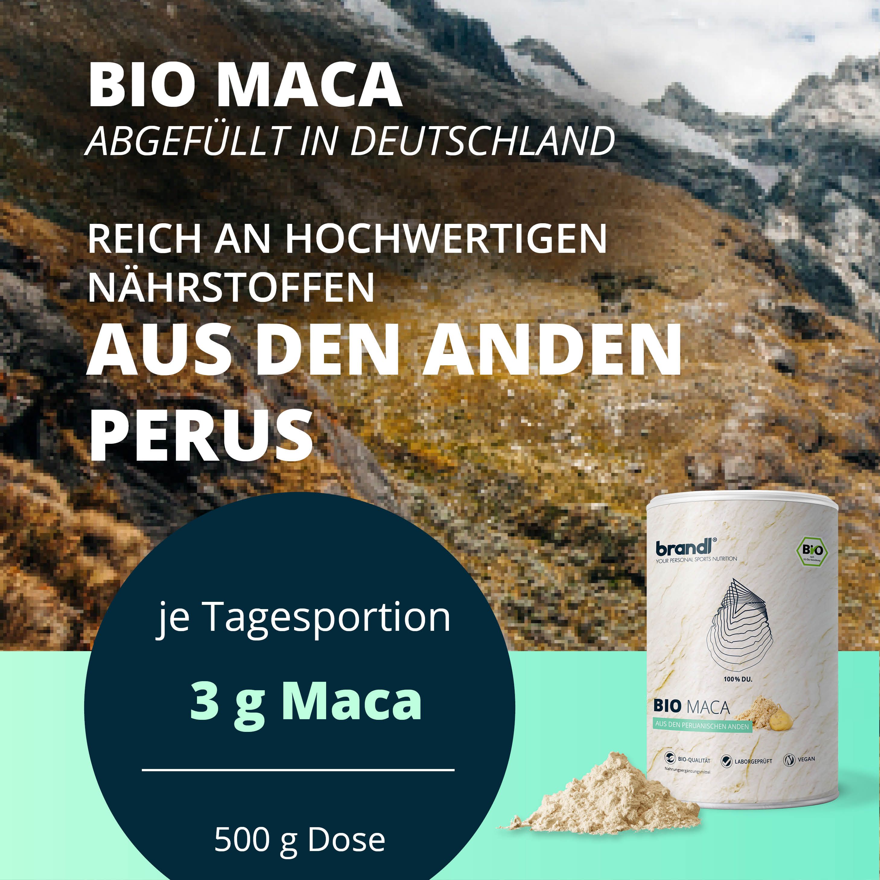 brandl® Maca Pulver Bio (maca powder) von der Maca Wurzel 1000 g - Shop ...