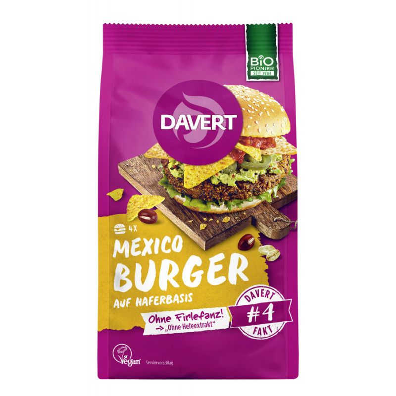 Davert - Mexico Burger 155 g - Shop Apotheke