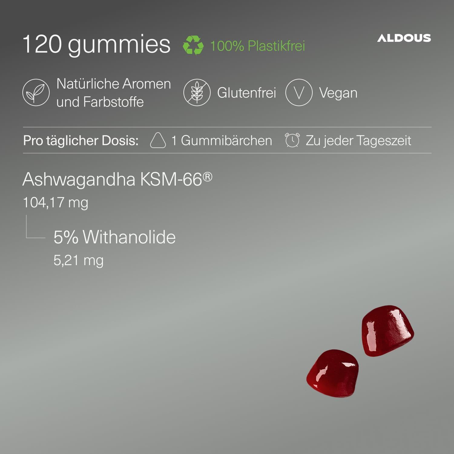 Aldous Ashwagandha Gummies 120 St - Shop Apotheke