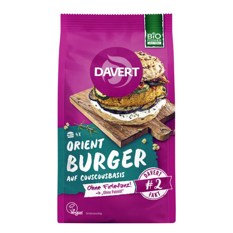 Davert - Orient Burger 185 g - Shop Apotheke