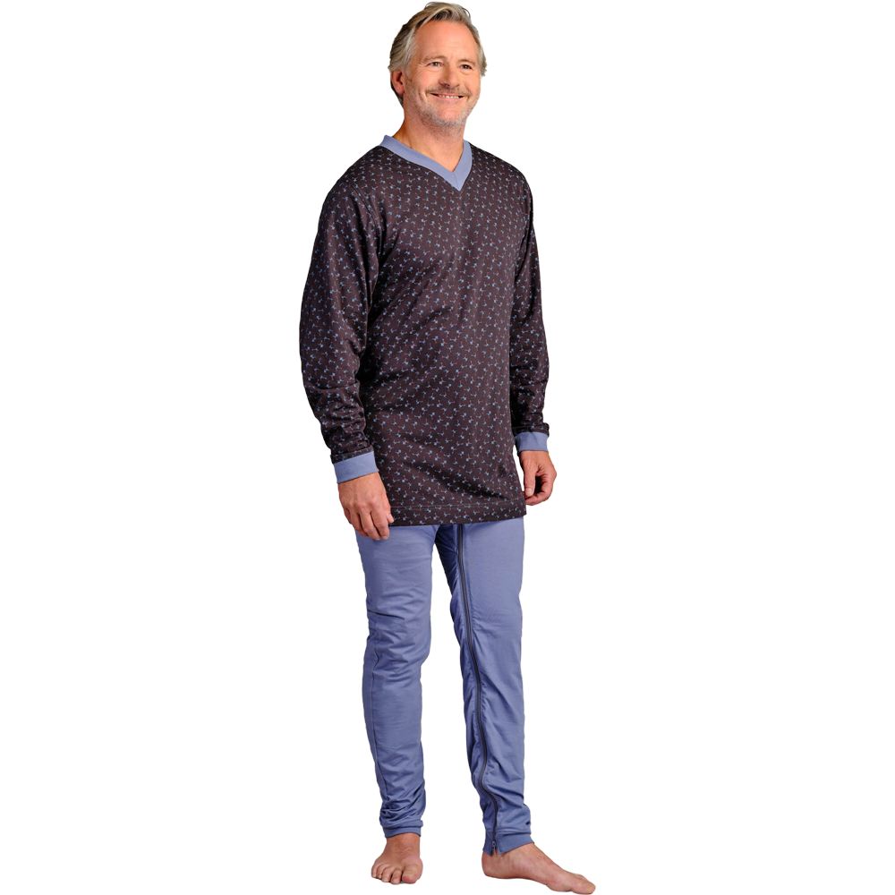 4Care Herren-Hansop-Overall lang 1091 mit Bein- und ...