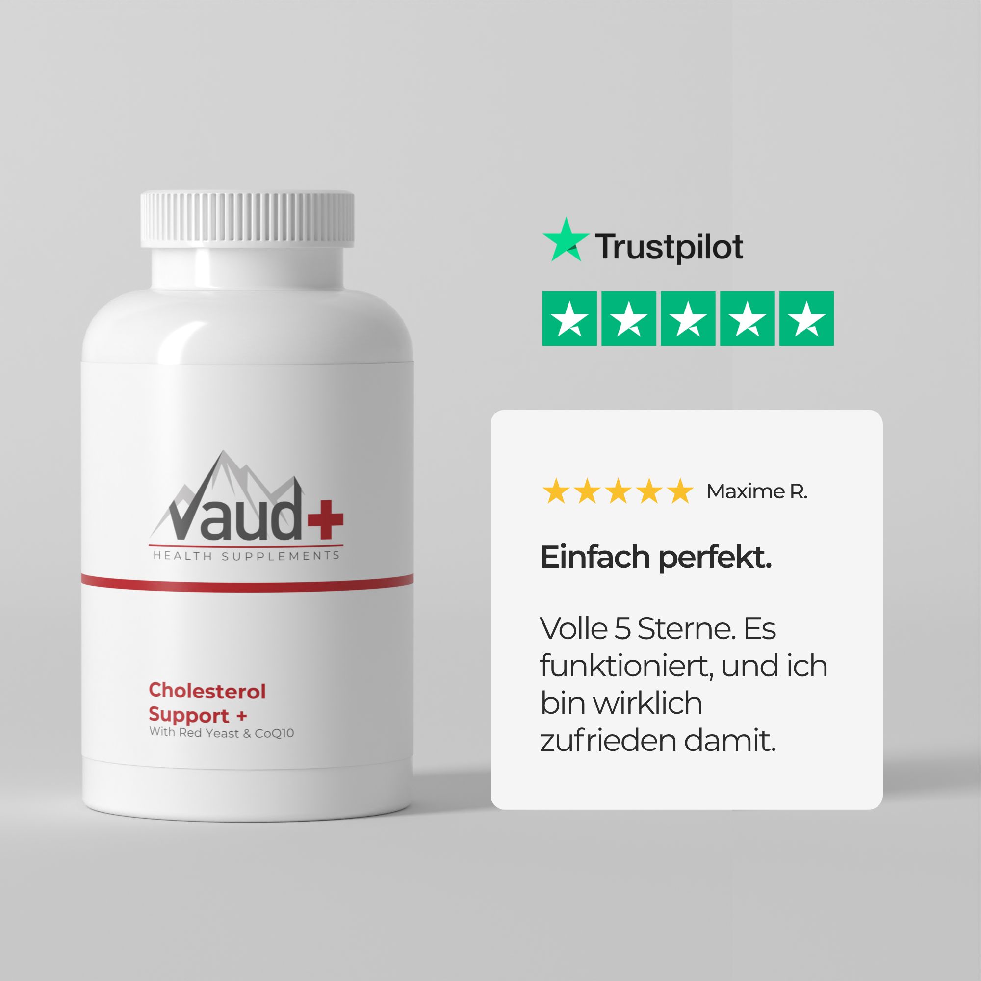 Vaud® Roter Reis Kapseln | Cholesterin Senken mit Monacolin K ...