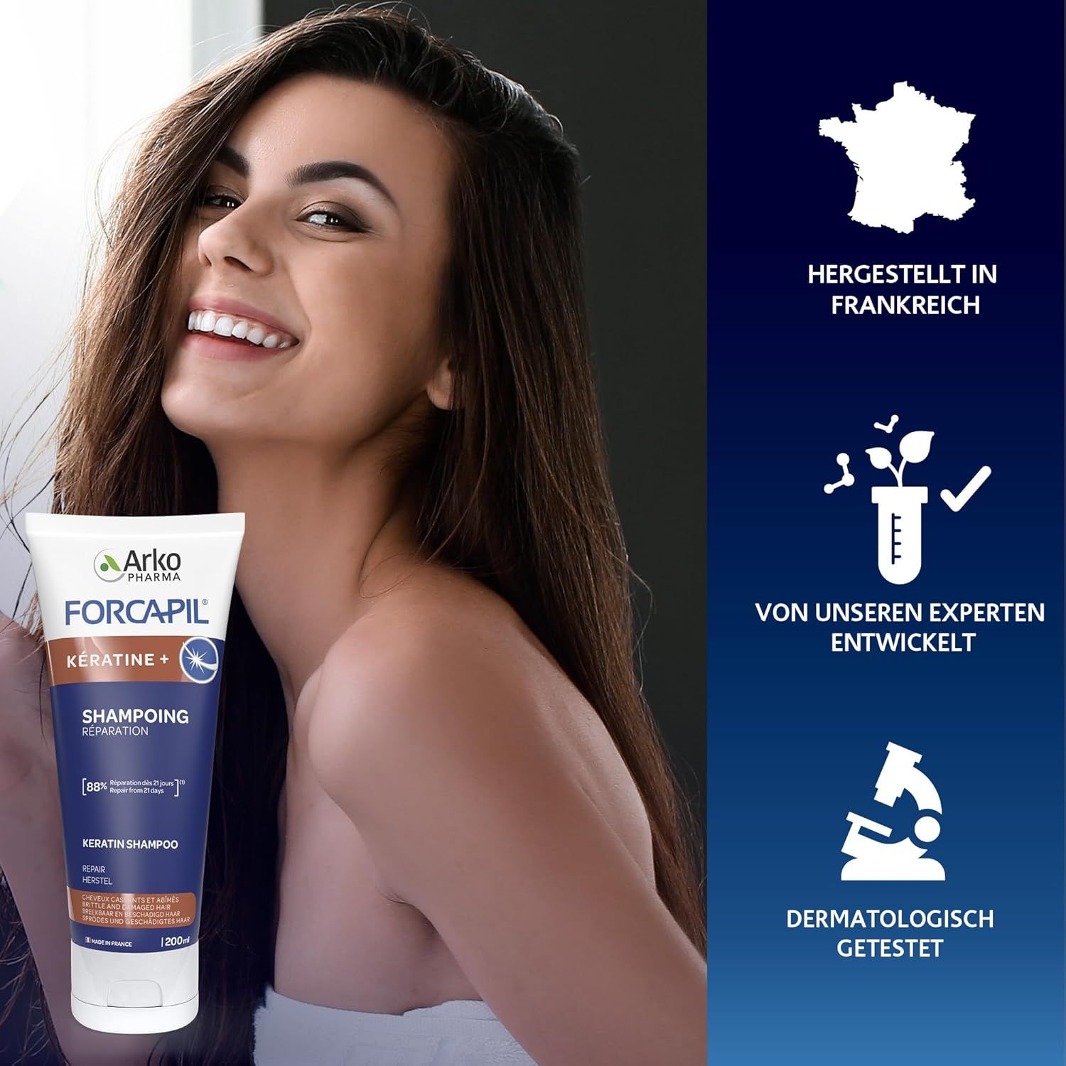 Arkopharma Forcapil Keratin Shampoo 200 ml - Shop Apotheke
