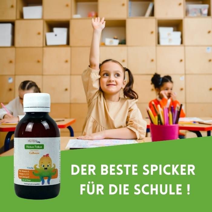 Herby Family® Hokus Fokus Sirup für Kinder mit Omega-3 und den ...